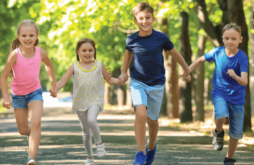 Sign your kids (12 and under) up for the Kids' K Run